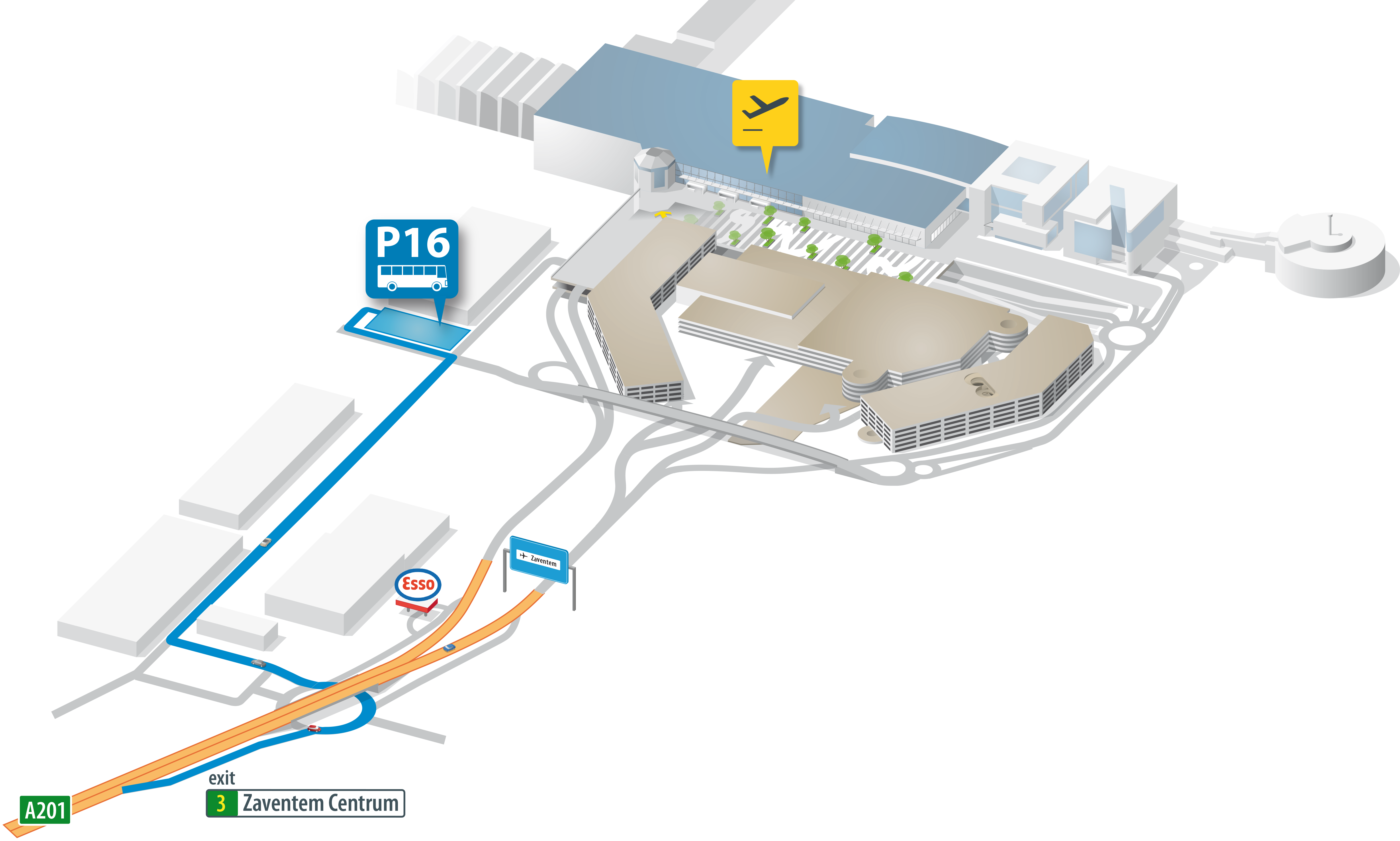 Plattegrond Brussels Airport – Luchthaven Zaventem | Brussels Airport